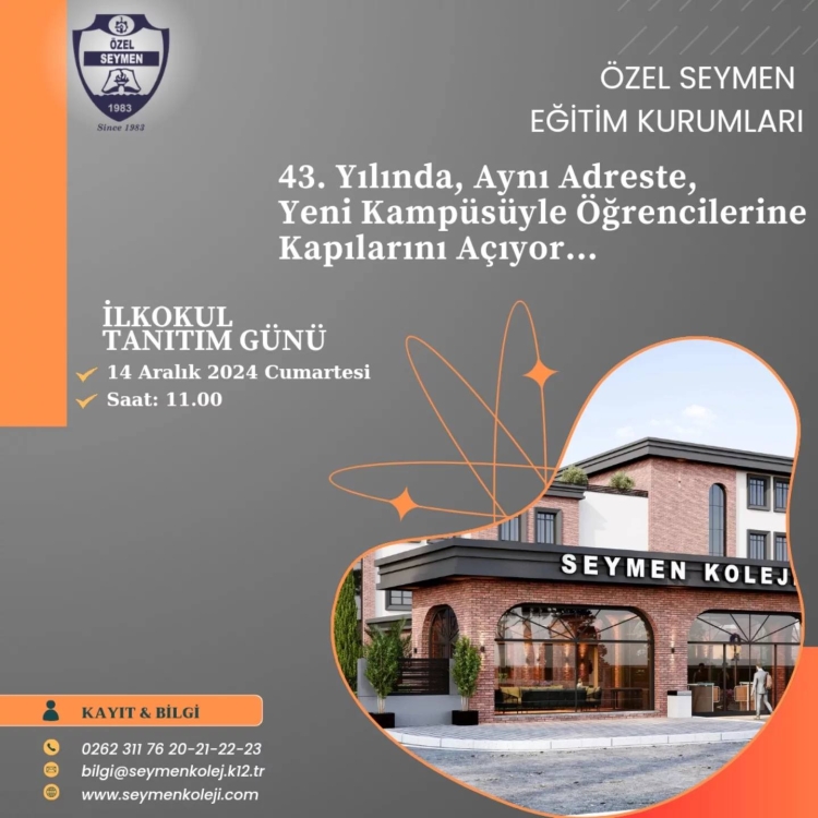 Seymen Koleji, yeni kampüsünü tanıtacak - Eğitim Haberleri