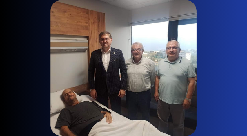 Yıldızlı’dan Zeynel Başlak’a ziyaret - Yaşam Haberleri