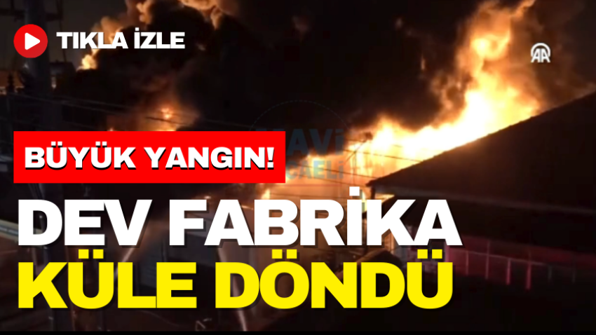 Dev fabrika küle döndü! - ASAYİŞ Haberleri