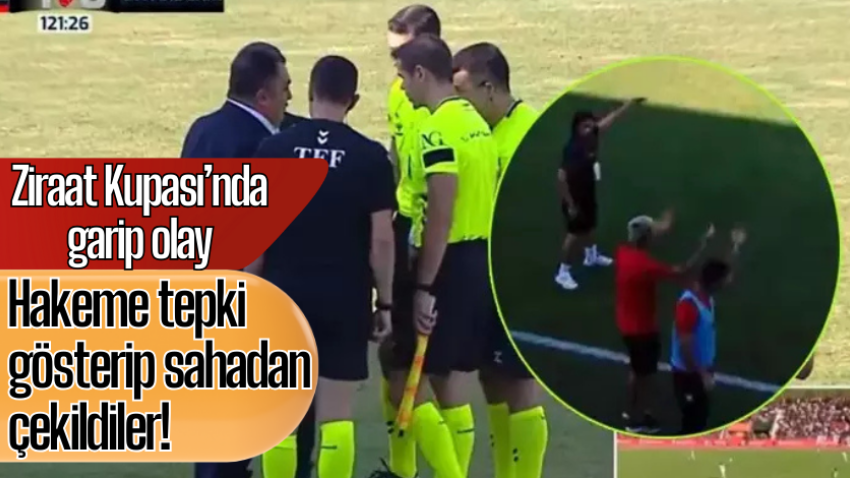 Sahadan çekildiler! - Spor Haberleri