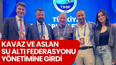 Kavaz ve Aslan Su Altı Federasyonu yönetimine girdi - Spor Haberleri