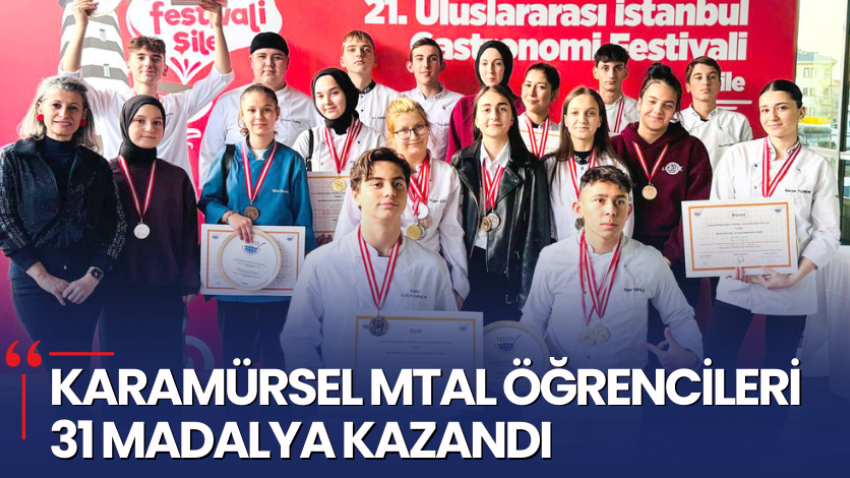 Karamürsel MTAL öğrencileri 31 madalya kazandı - Gündem Haberleri