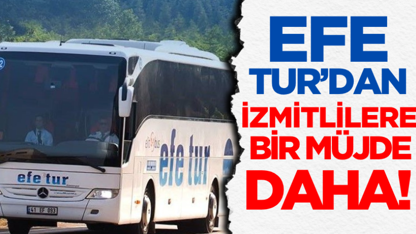 Efe Tur’dan İzmitlilere bir müjde daha! - Gündem Haberleri