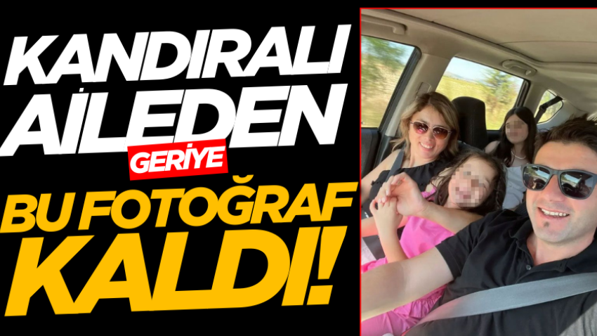 Kandıralı aileden geriye bu fotoğraf kaldı! - Gündem Haberleri
